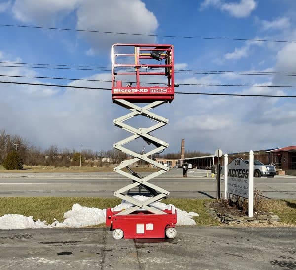 2024 MEC Micro 19-XD Electric Scissor Lift for Sale
