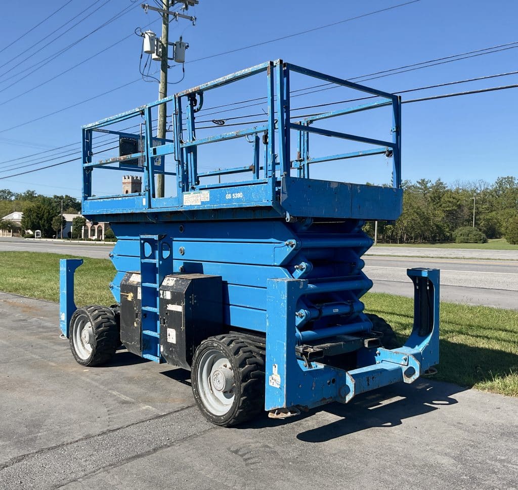 2014 Genie GS5390RT Rough Terrain Scissor Lift – 59 ft Height
