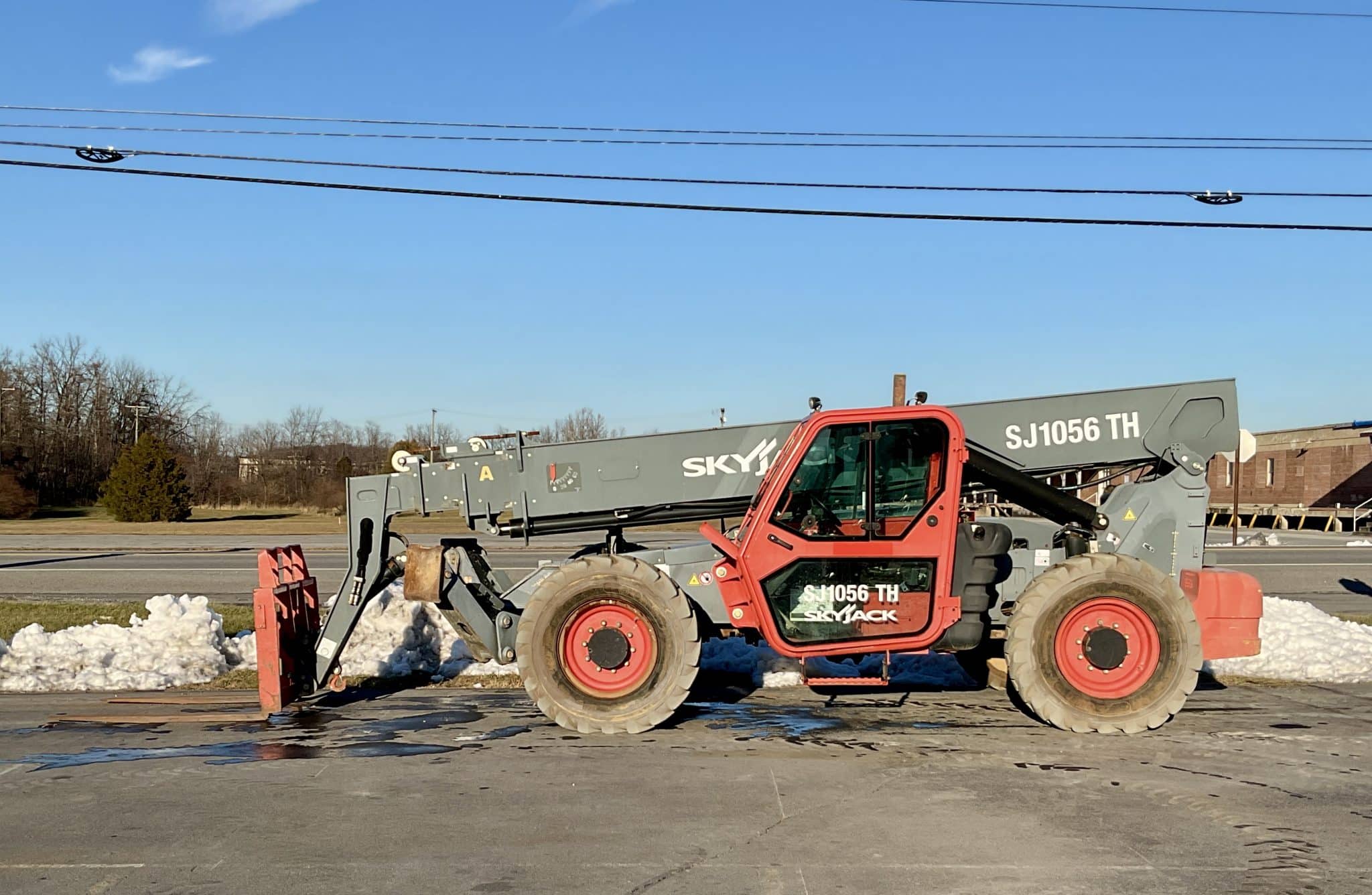 2017 Skyjack SJ1056TH Telehandler | 10k lb Capacity 56ft Reach